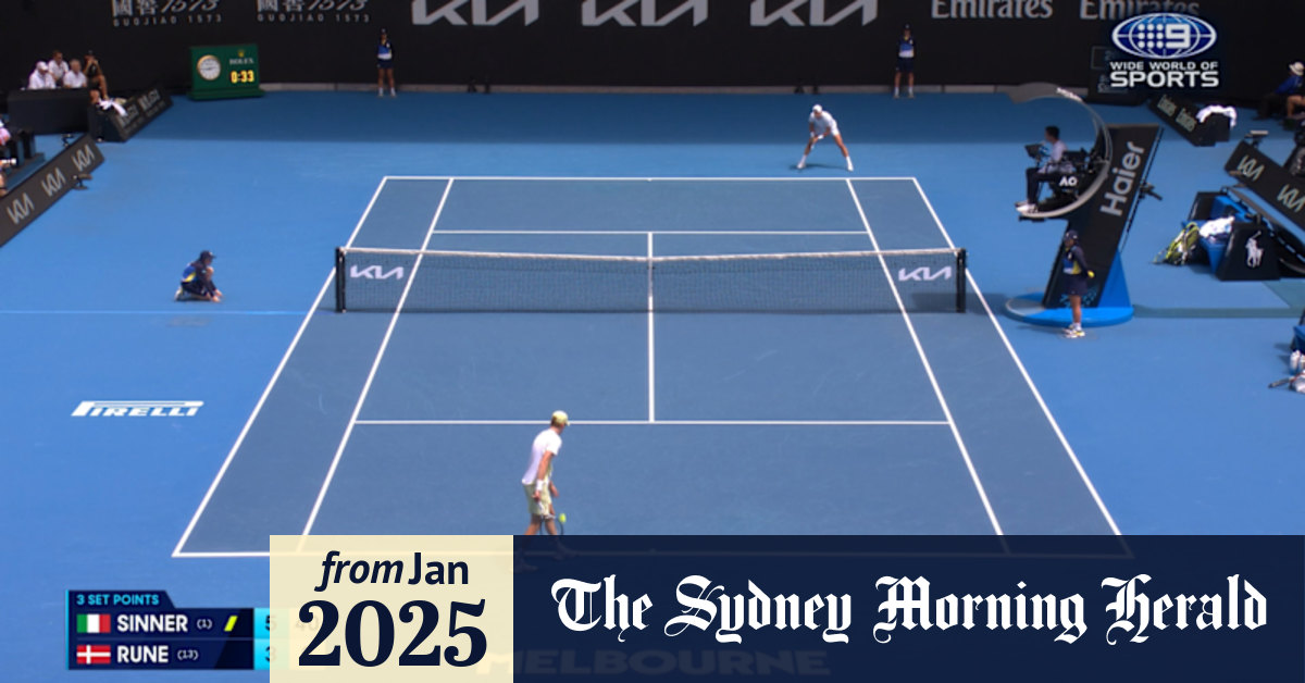 Video: Australian Open Highlights: Jannik Sinner v Holger Rune